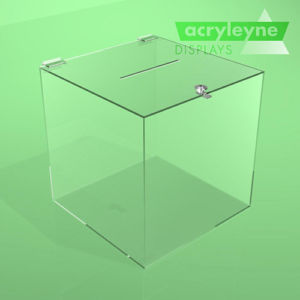Urnes de vote, urne transparente plexiglas - ACRYLEYNE Displays